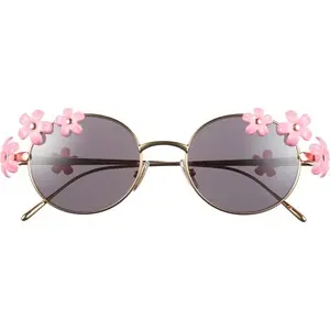 Loewe Oval Sunglasses - Shiny Endura Gold / Smoke