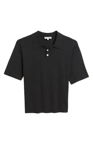 FRAME Silk & Cotton Polo