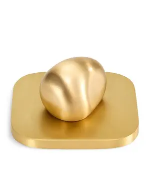 Assouline Pebble Candle Lid - Gold