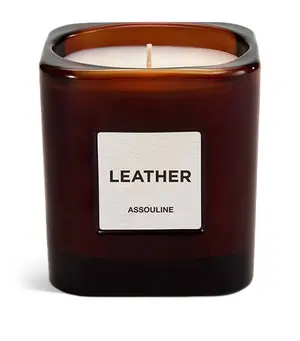 Assouline Leather Candle