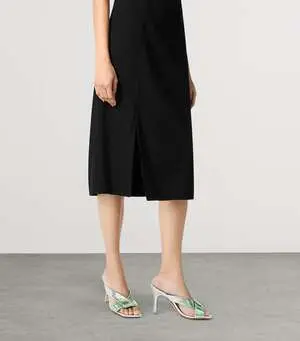 Bottega Veneta Degradé Leather Riva Mules 90 - Silver