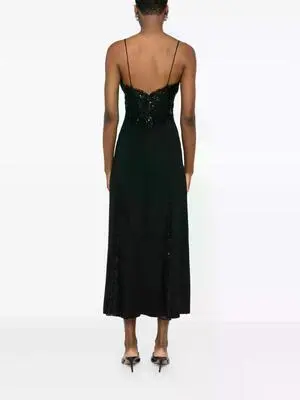 NISSA Sequin-embellished Midi Dress
