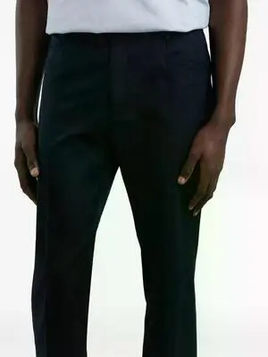 Dolce & Gabbana Cotton Gabardine Trousers - Blue