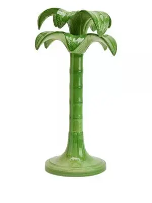 LES-OTTOMANS Palm Tree Decorative Sculpture - Green
