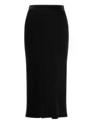 Roberto Cavalli Velvet Pencil Skirt