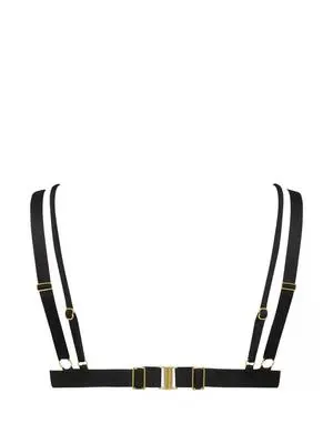 MAISON CLOSE Fatale Triangle Bikini Top - Black