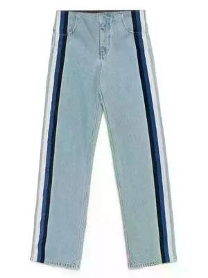Christopher Esber Streaked Denim Jeans