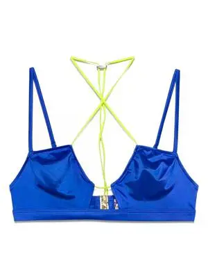 MAISON CLOSE Glow Bralette Bikini Top - Blue