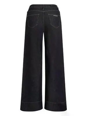 Karl Lagerfeld Cotton Wide Leg Jeans