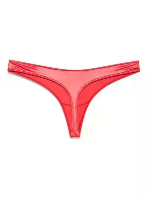 MAISON CLOSE Splash Thong Bikini Bottom - Red