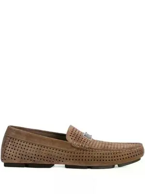 Dolce & Gabbana Perforated Loafers - Brown