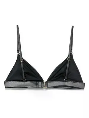 MAISON CLOSE Splash Triangle Bikini Top - Black