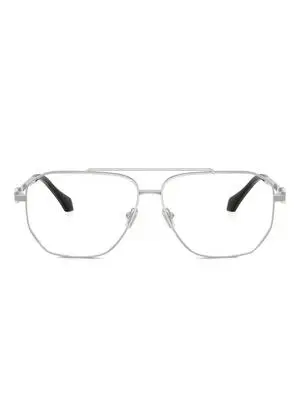 Versace Geometric-frame Eyeglasses - Silver