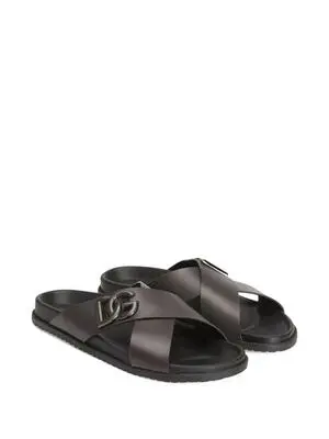 Dolce & Gabbana Leather Slides