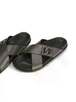 Dolce & Gabbana Leather Slides