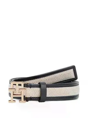 Tommy Hilfiger Logo-buckle Textured Belt