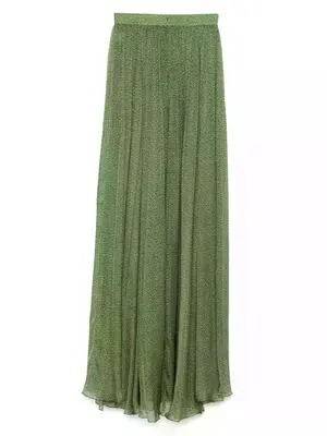 Elie Saab Pleated Midi Skirt