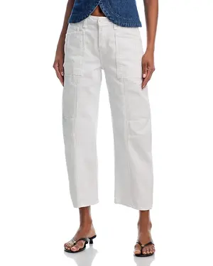 L'Agence Cody High-rise Rodeo Jeans - Blanc