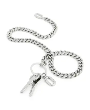 Balenciaga Hourglass Chain Strap - Silver