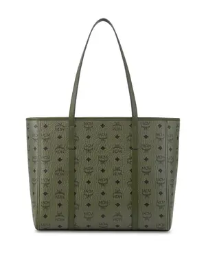Mcm Toni Vi Shopper Tote - Khaki Moss