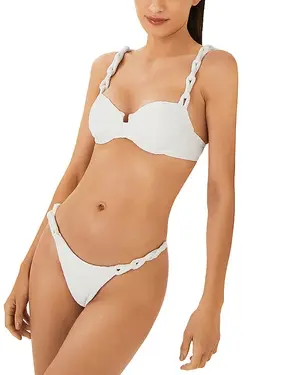 VIX PAULA HERMANNY Leanne Nissi Bikini Top - White