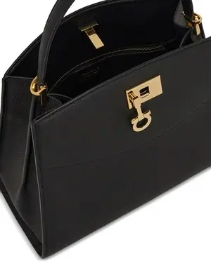 FERRAGAMO Studio Box Bag - Nero