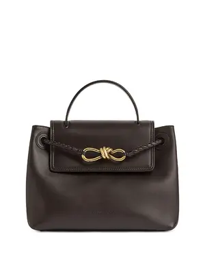Bottega Veneta Small Ciao Ciao Leather Top Handle Bag - Beige