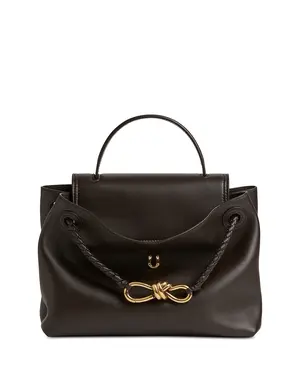 Bottega Veneta Small Ciao Ciao Leather Top Handle Bag - Beige