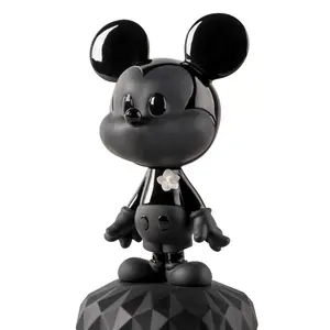 LLADRO Total Black Mickey Mouse Sculpture