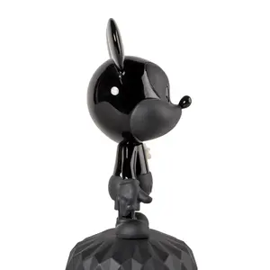 LLADRO Total Black Mickey Mouse Sculpture