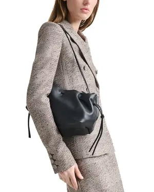 Altuzarra Leather Drawstring Clutch