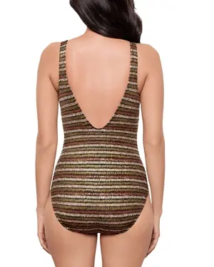 Miraclesuit Sparkle Sands Odyssey One-piece Swimsuit - Black/multi