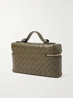 Bottega Veneta Intrecciato Leather Tote - Green