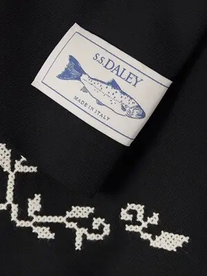 S.S.DALEY Embroidered Wool Jacket