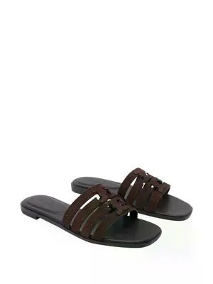 Tory Burch Suede Flat Sandals