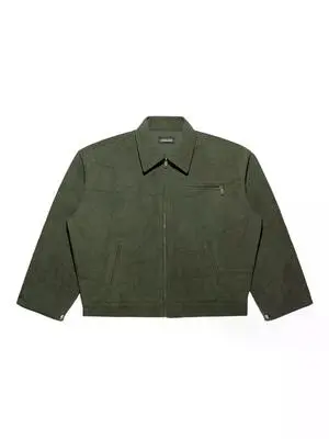 MAINLESS Zip-up Collared Jacket - Green