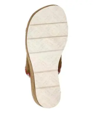 Mou 95mm Suede Wedge Sandals