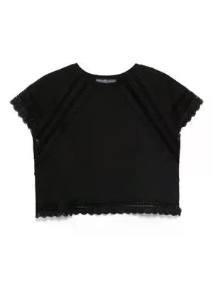 Ermanno Scervino Lace-trimmed Blouse