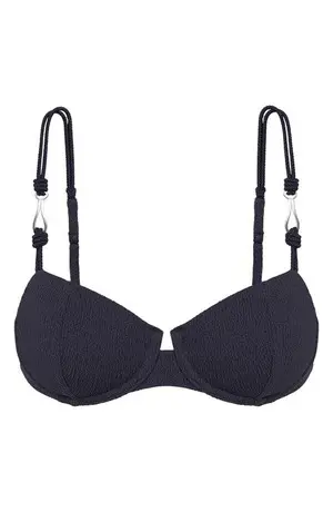 VIX PAULA HERMANNY Firenze Alba Nissi Underwire Bikini Top - Blue