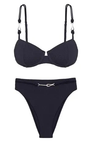 VIX PAULA HERMANNY Firenze Alba Nissi Underwire Bikini Top - Blue