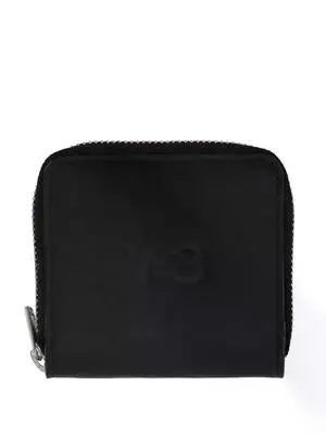 Y3 Logo-debossed Leather Wallet - Black