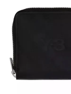 Y3 Logo-debossed Leather Wallet