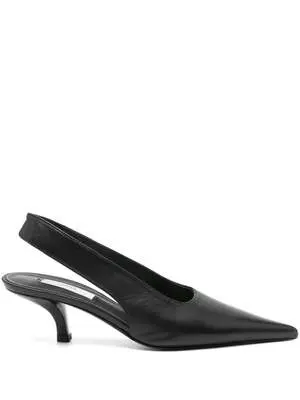 TOTEME Classic 55mm Slingback Sandals - Black