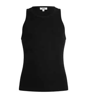AGOLDE Ribbed Viggo Tank Top - Black