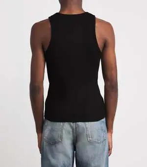 AGOLDE Ribbed Viggo Tank Top - Black