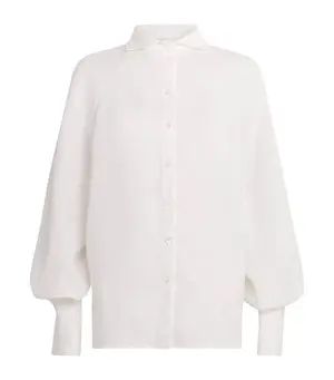 Eleventy Linen Long-sleeve Shirt