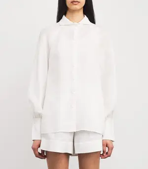 Eleventy Linen Long-sleeve Shirt
