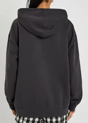 GANNI Printed Hooded Cotton Sweatshirt