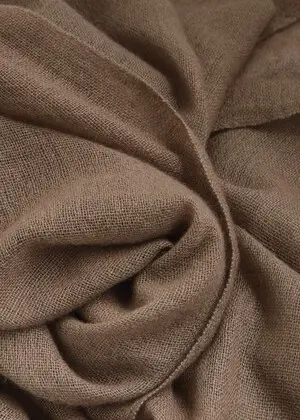 Denis Colomb Ring Cashmere Scarf - Beige