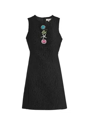 SISTER JANE Fine Catch Cloqué Mini Dress